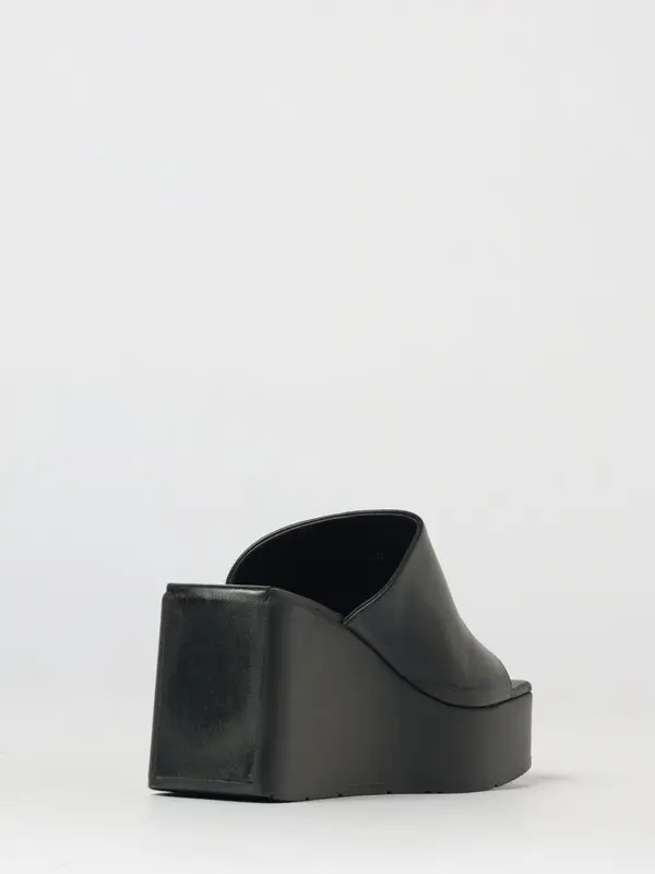 VIC MATIE Platform Heeled Sandals - Black