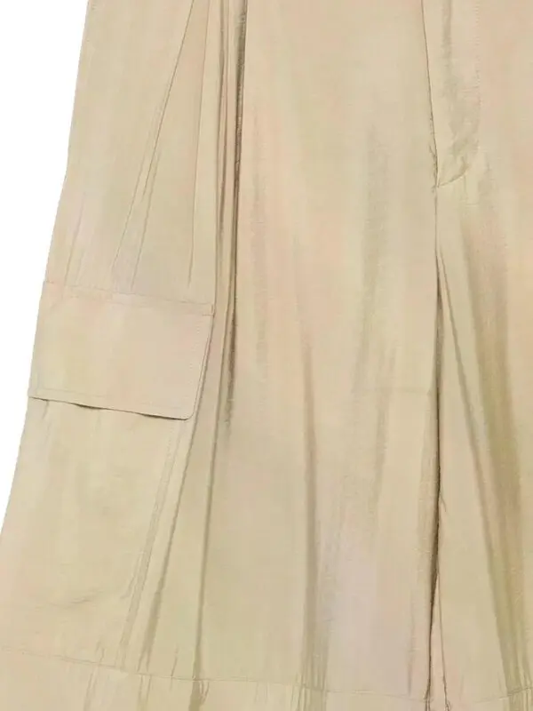 LAUREN MANOOGIAN Pleated Cargo Shorts - Neutrals