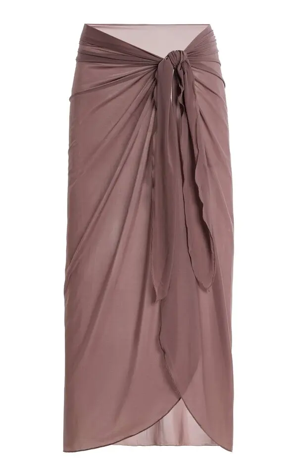 MERIDIAN SWIMWEAR Exclusive La Isla Maxi Sarong - Brown