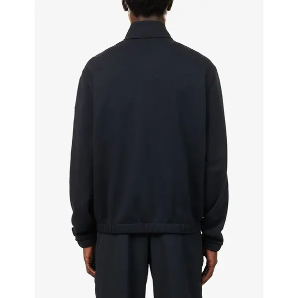 Moncler Patch-pocket Zip-up Cotton-blend Cardigan