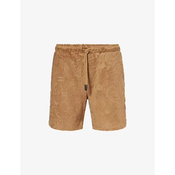 Oas Porto Devoré Cotton-blend Shorts
