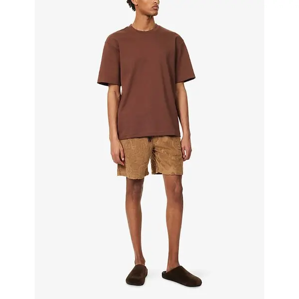 Oas Porto Devoré Cotton-blend Shorts