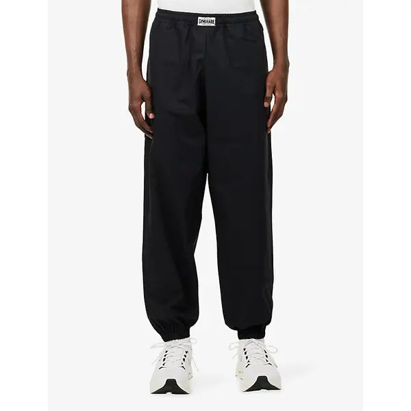 GYMSHARK Pumper Logo-embroidered Cotton Jogging Bottoms