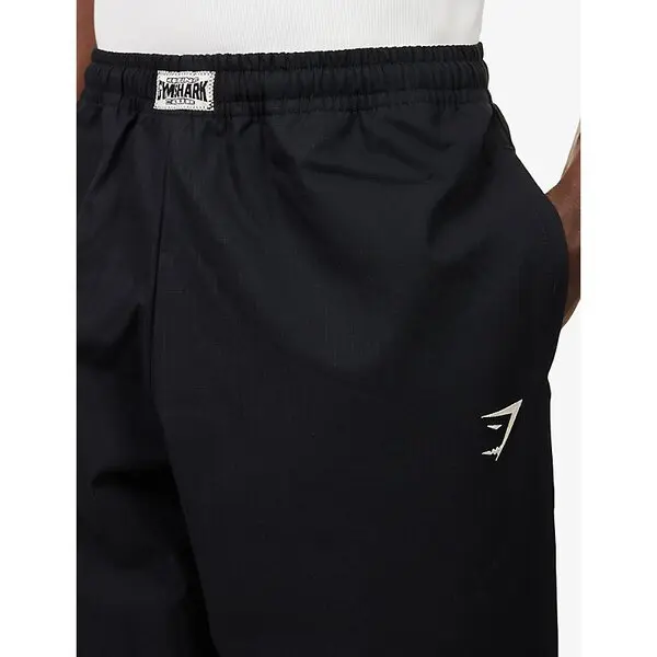 GYMSHARK Pumper Logo-embroidered Cotton Jogging Bottoms