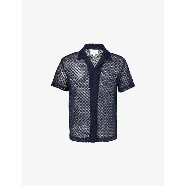 RAITH Marcelo Open-knit Cotton Shirt