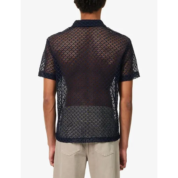 RAITH Marcelo Open-knit Cotton Shirt