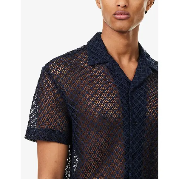 RAITH Marcelo Open-knit Cotton Shirt