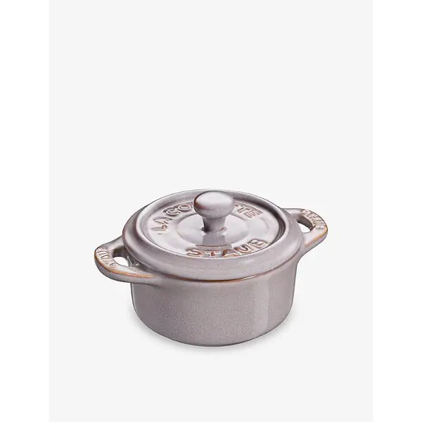 STAUB Mini Cocotte Ceramic Casserole Dish 10cm - Ancient Grey