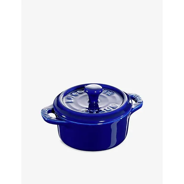 STAUB Mini Cocotte Ceramic Casserole Dish 10cm - Dark Blue
