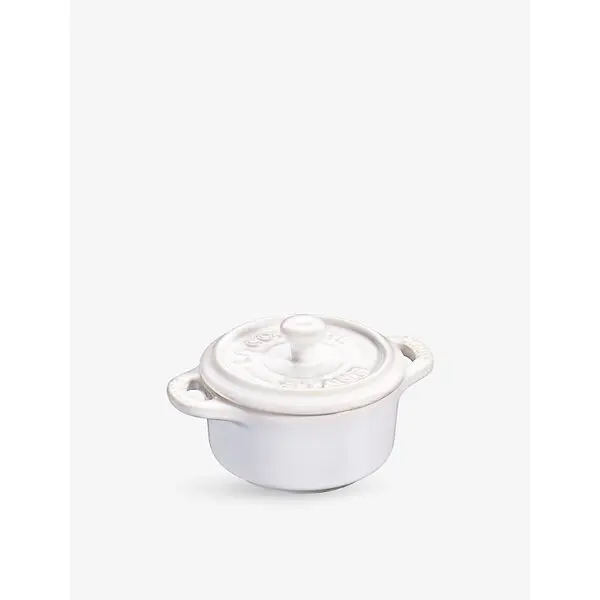 STAUB Mini Cocotte Ceramic Casserole Dish 10cm - Ivory White