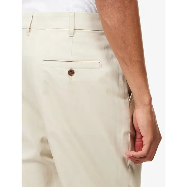 Dunhill Stretch Tailored Cotton Chino Trousers