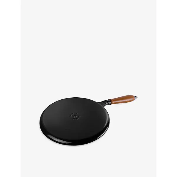STAUB Round Cast-iron Pancake Pan With Wooden Handle