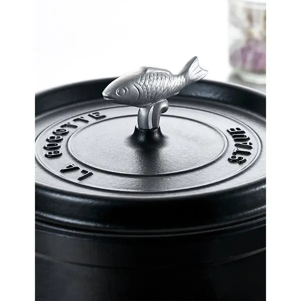 STAUB Fish -steel Knob