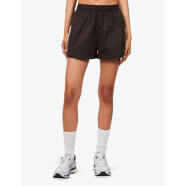 ADANOLA Woven Tape-trim Shorts