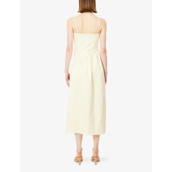 PRETTY LAVISH Zaria Corset Woven Maxi Dress