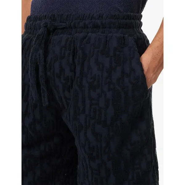 RAITH Fausto Flocked Cotton-blend Shorts