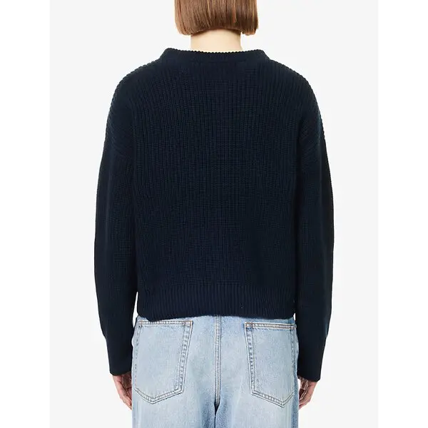 Jenni Kayne Hayes Crew-neck Cotton Cardigan