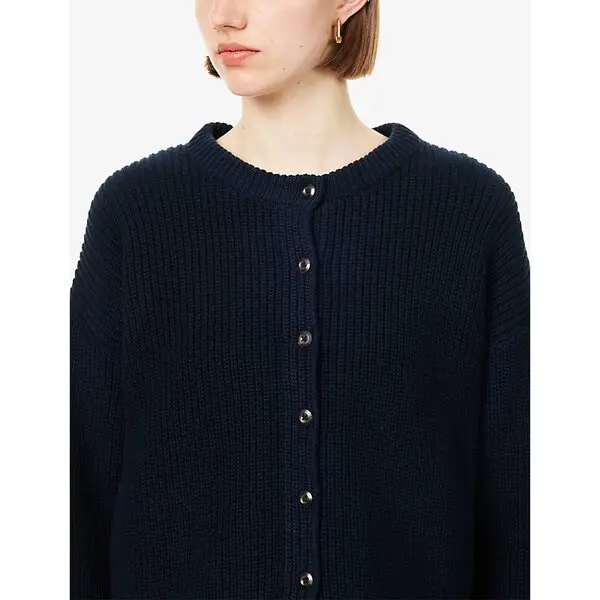 Jenni Kayne Hayes Crew-neck Cotton Cardigan