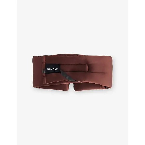 DROWSY SLEEP CO. Logo-embroidered Padded Silk Sleep Mask