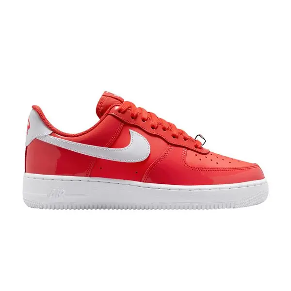 Nike Force 1 Low '07 Patent Sneakers - Red