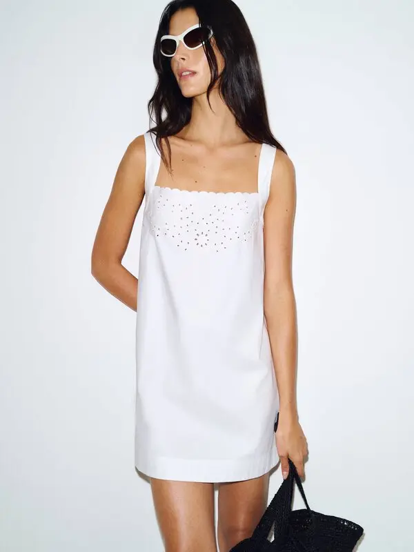 REFORMATION Poppy Mini Dress - Ivory