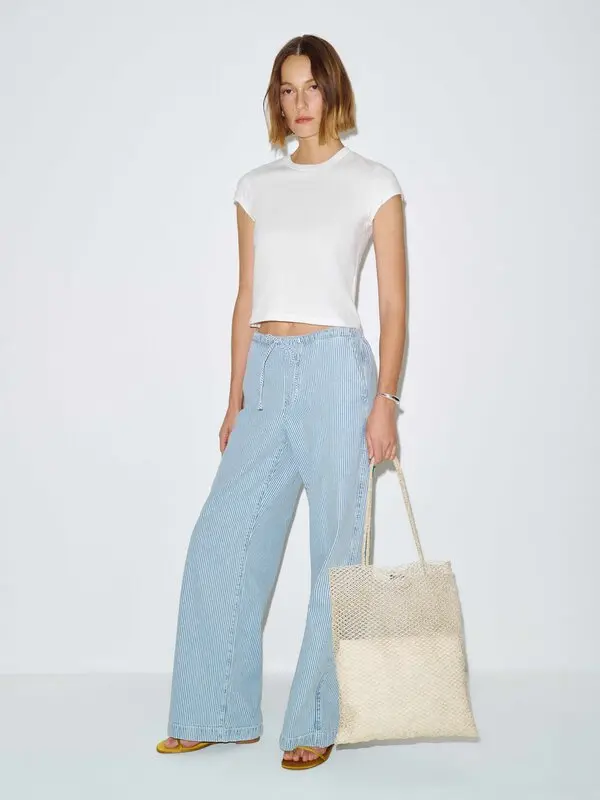 REFORMATION Lissa T-shirt - Ivory