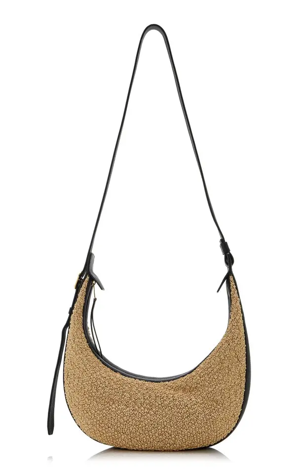 Khaite Augustina Small Raffia Crossbody Bag