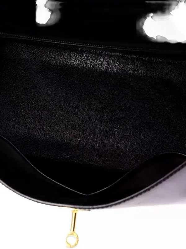 Hermès Kelly Handbag Box Calf 32 Satchel - Black