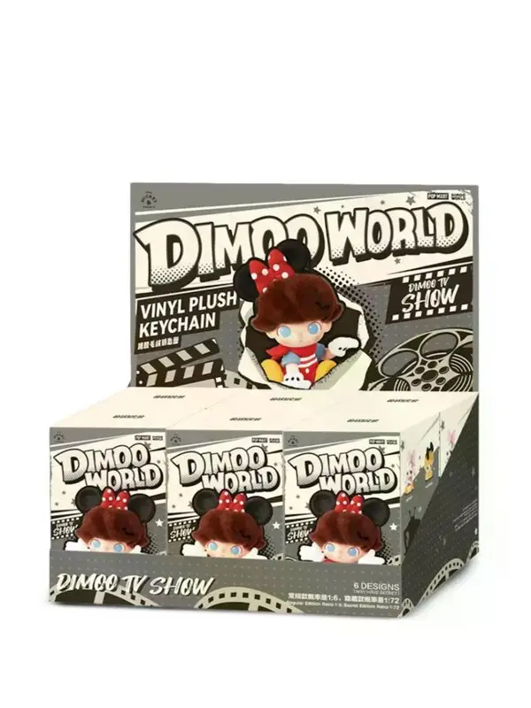 POP MART Dimoo World X Disney Series Plush-keychain Blind Box - Yellow
