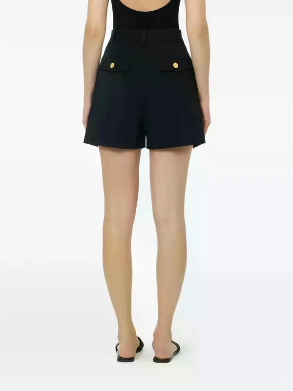 Elisabetta Franchi Gabardine Buttoned Shorts