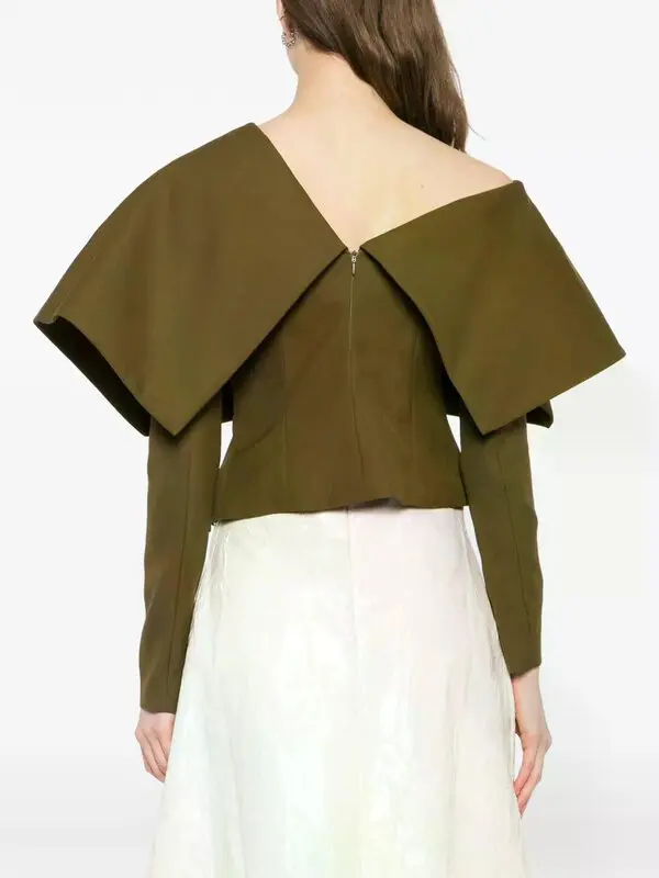 A.W.A.K.E. Mode Asymmetric Collar Top