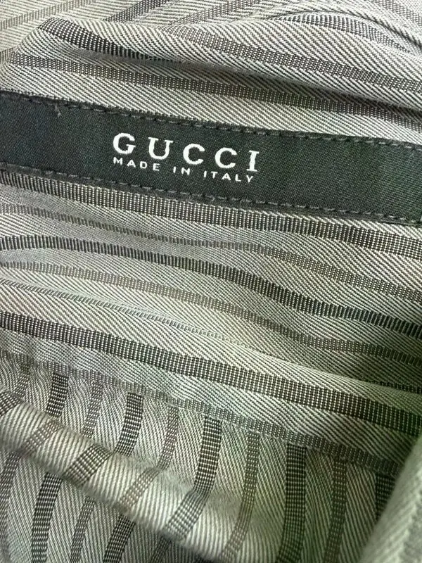 Gucci Striped Button-down Shirt - Grey