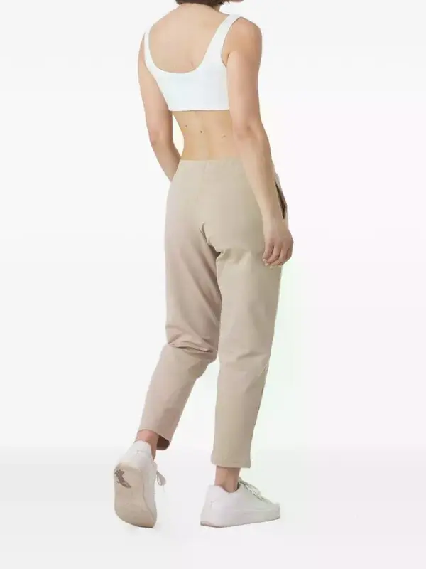 DIMENSIONE DANZA Beige Drawstring Track Pants