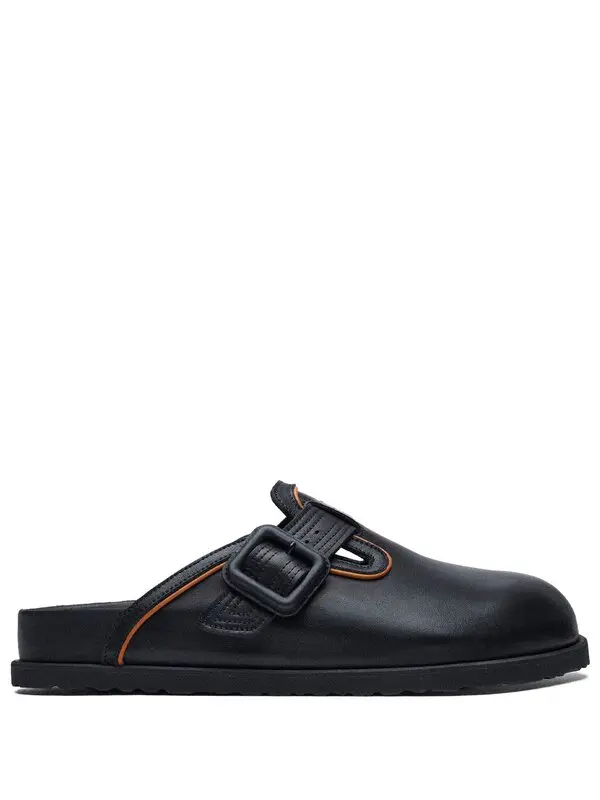BIRKENSTOCK Boston Exquisite Nappa Leather Mule - Black