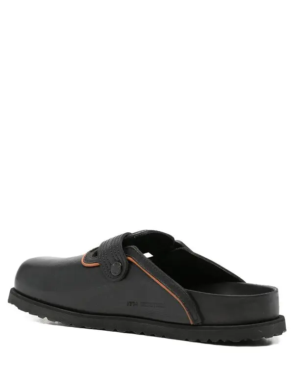 BIRKENSTOCK Boston Exquisite Nappa Leather Mule - Black