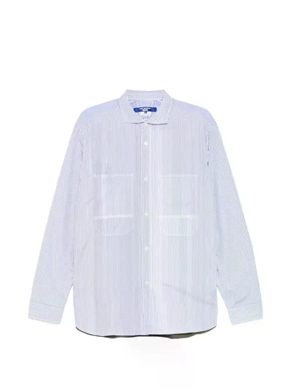 Junya Watanabe Vertical-stripe Patch-pocket Shirt