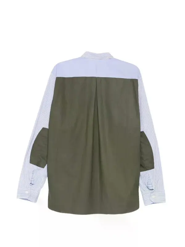 Junya Watanabe Vertical-stripe Patch-pocket Shirt