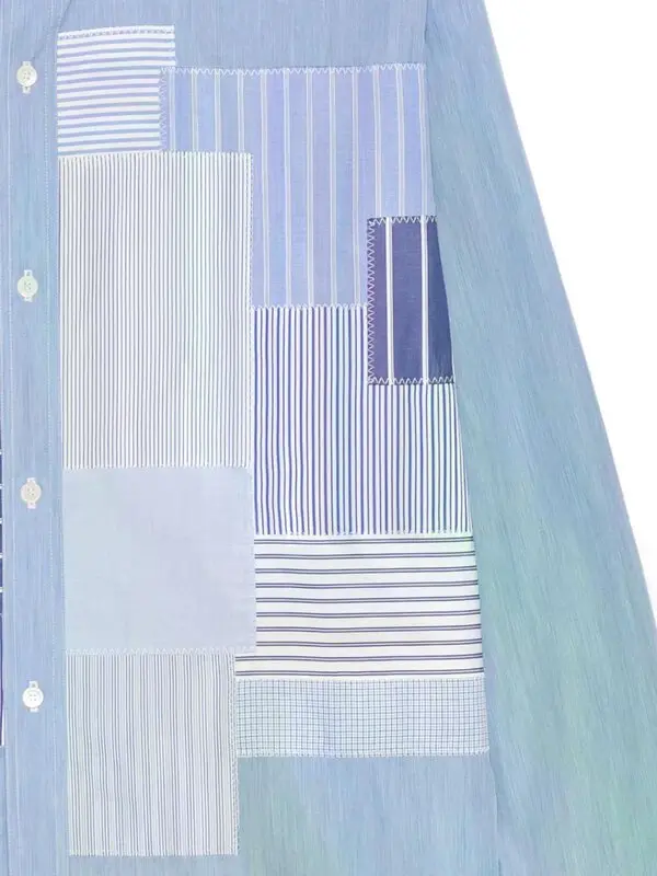 Junya Watanabe Patchwork Striped Shirt