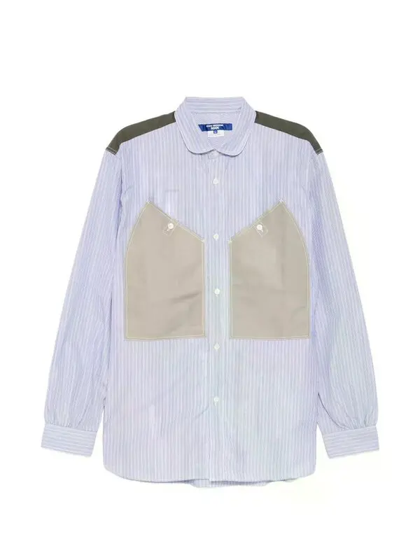 Junya Watanabe Striped Panelled Shirt