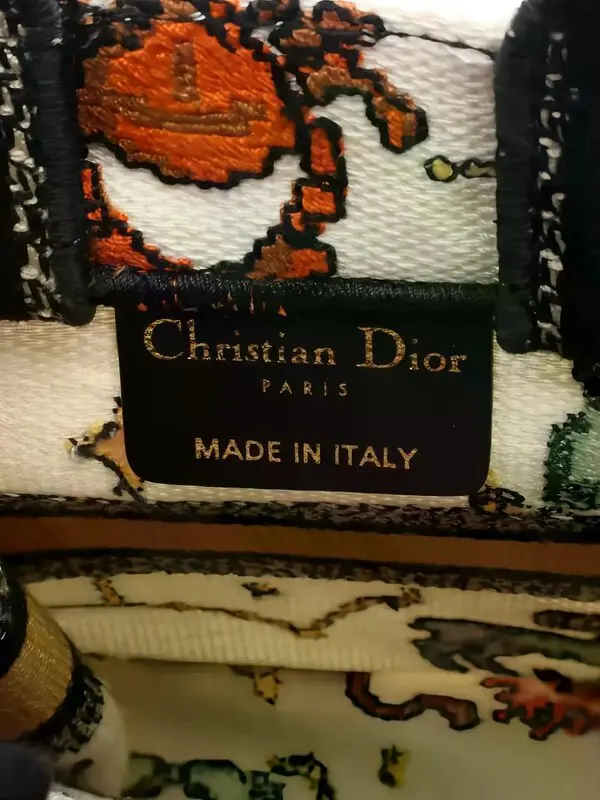 Dior 2010's Printed Book Tote Mini Handbag