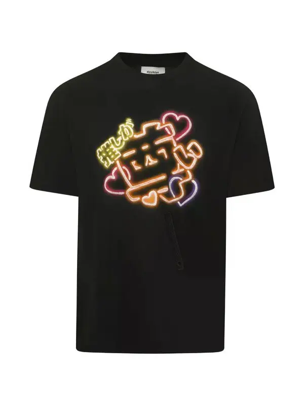 DOUBLET Neon-paint T-shirt