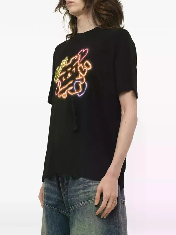 DOUBLET Neon-paint T-shirt