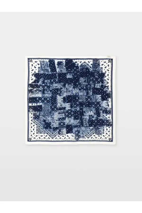 Zadig&Voltaire Blondie 85 Bandana Scarf - Denim