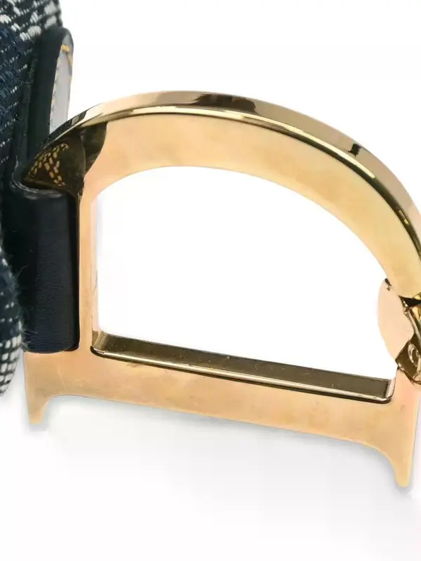 Dior 2003 Trotter Double Saddle Handbag - Blue