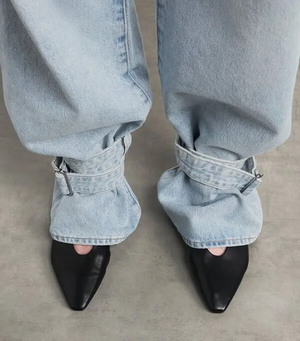 AGOLDE Cinched Hem Jeans