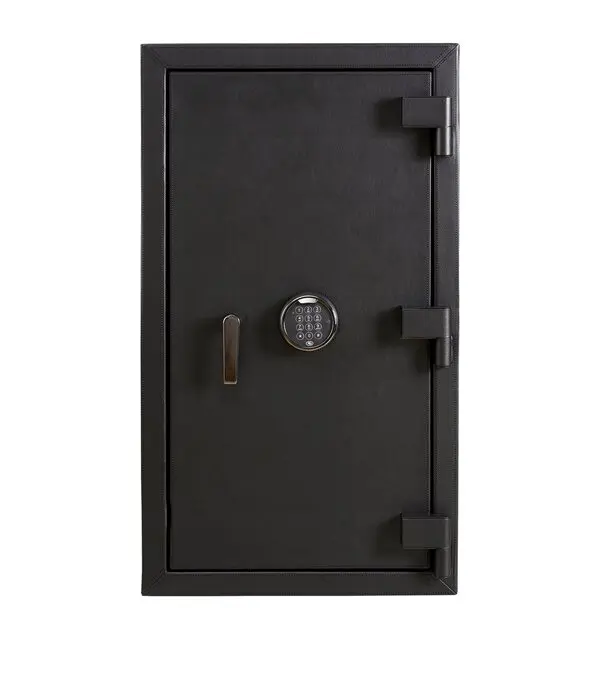 Wolf Athos 12-piece Watch Winder And Jewellery Safe - Black
