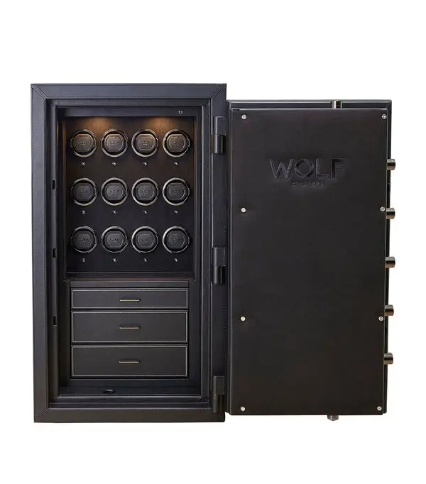 Wolf Athos 12-piece Watch Winder And Jewellery Safe