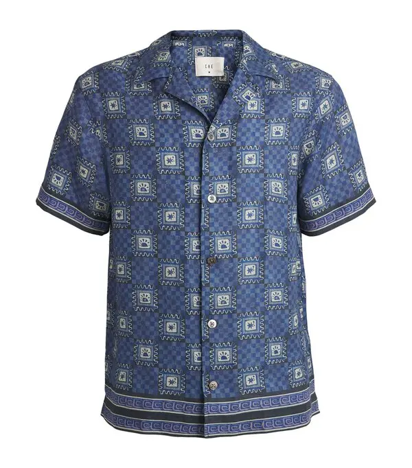 CHE Linen Telha Print Shirt