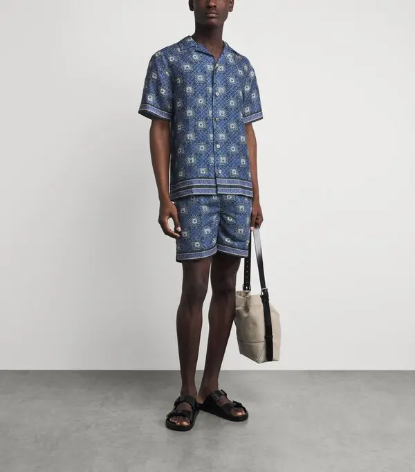 CHE Linen Telha Print Shirt