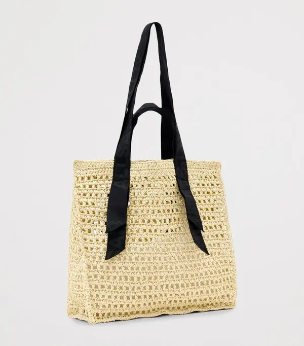 ALLSAINTS Paper Mesh Lullah Tote Bag - White